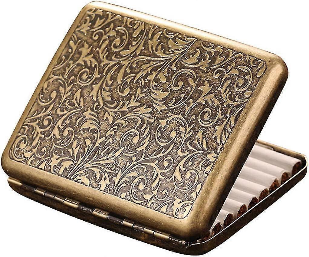 Metal Cigarette Case For 20 X Cigarettes, Antique Cigarette Case With ...