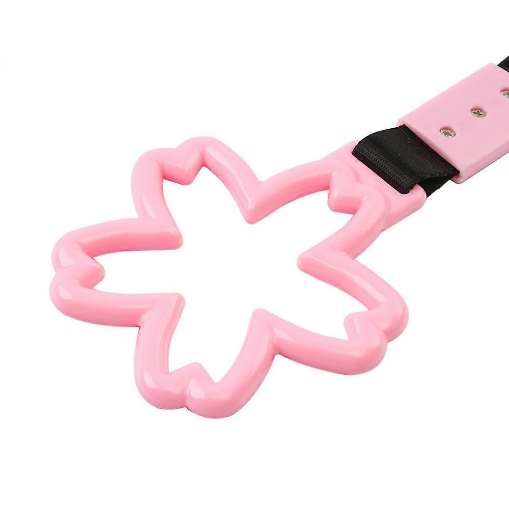 2pcs Rear Bumper Durable Car Warning Ring Handle Strap Flower Shape ...