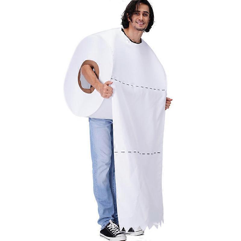 Giant Toilet Paper Roll Adult Halloween Costume | Hilarious Costume For ...