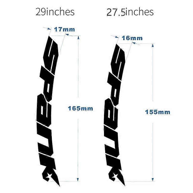 13pc/set Waterproof DIY Spank SPIKE RACE Wheel Set Stickers Wheels ...