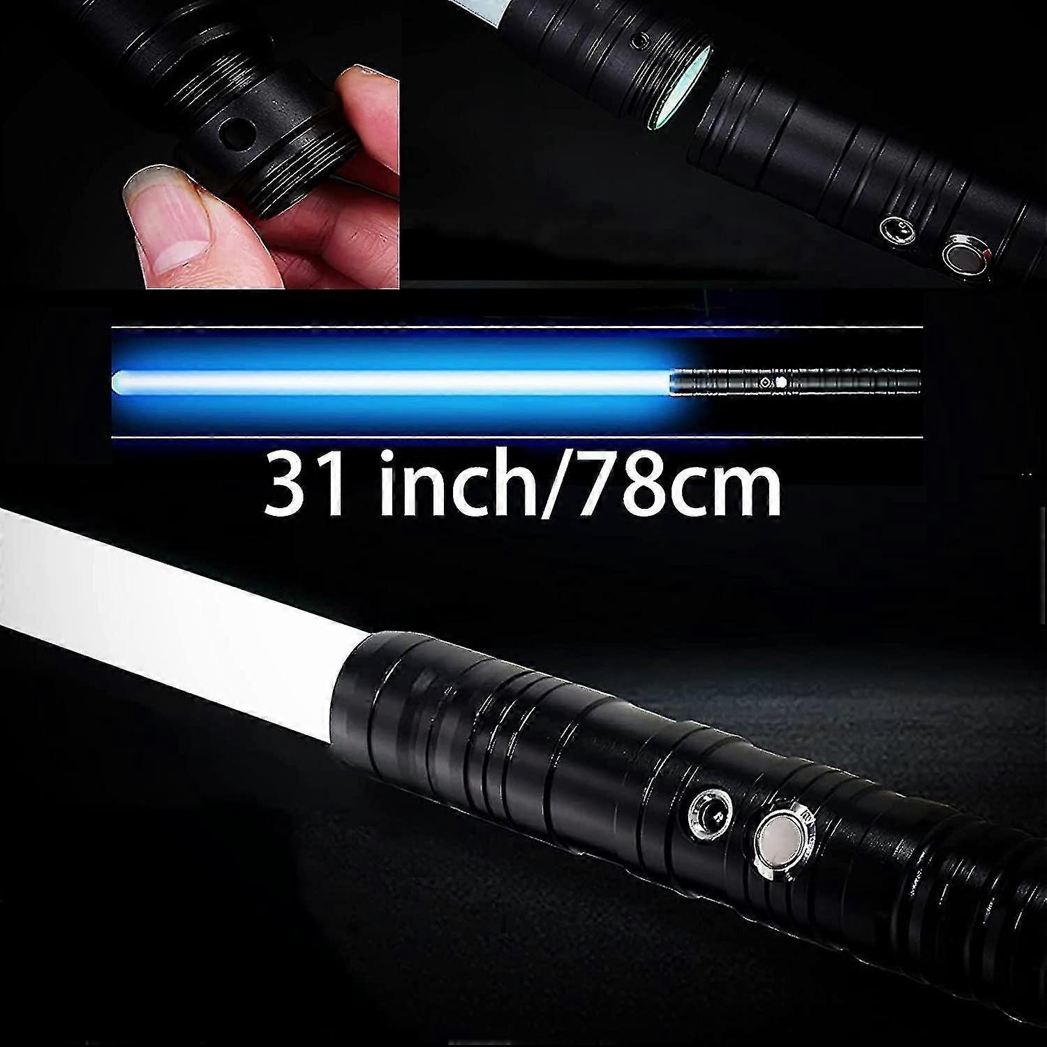 2024 New Laser Sword Rgb 7 Colors Changeable Electronic Light Sword ...