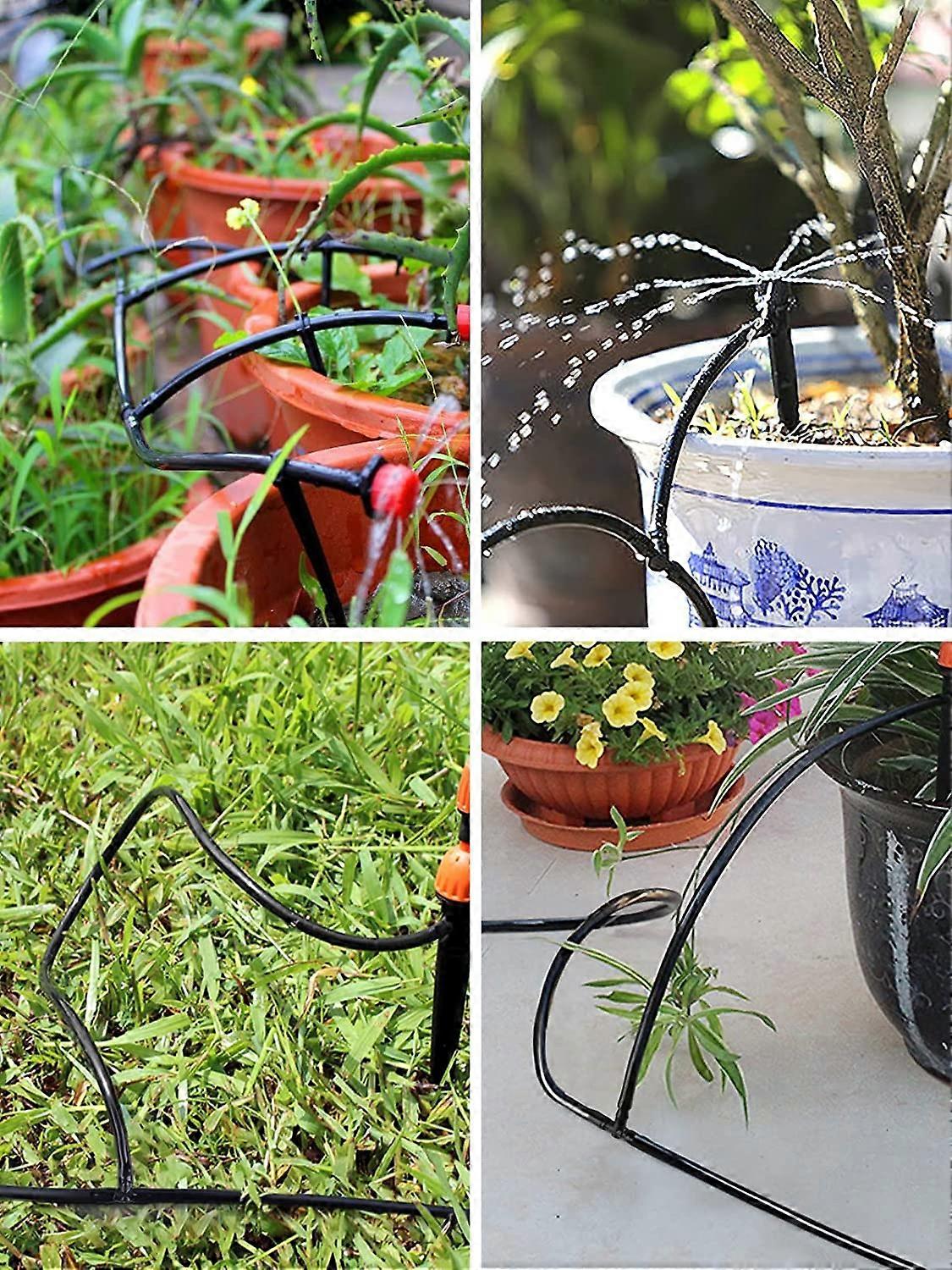 100 Pcs Tee Hose Fitting 4/7mm- T Fitting Connector PVC Sprinkler ...