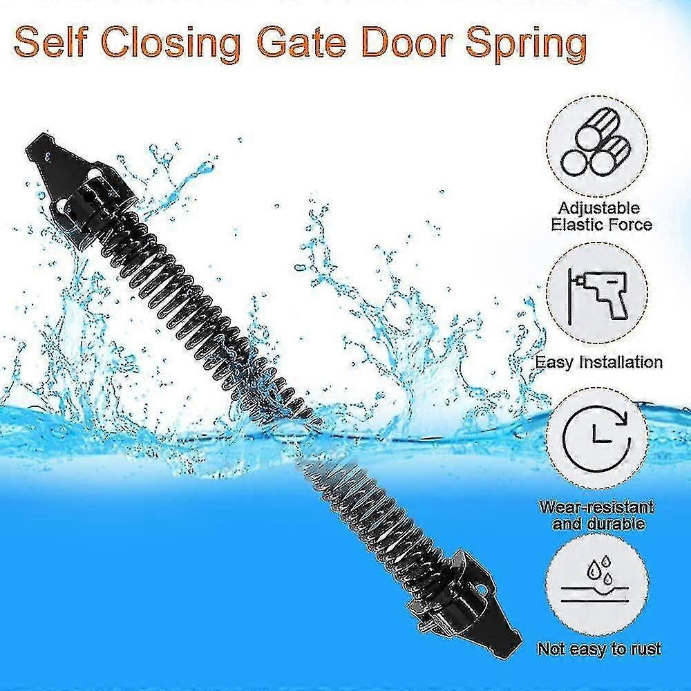 14 Inch Spring Gate Closer Adjustable Door Closer Outdoor Carbon Steel ...