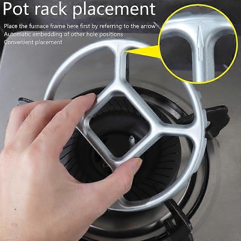 DIY Kitchen Accessory, 1PC Wok Pan Support Rack for Small Stove Gas ...