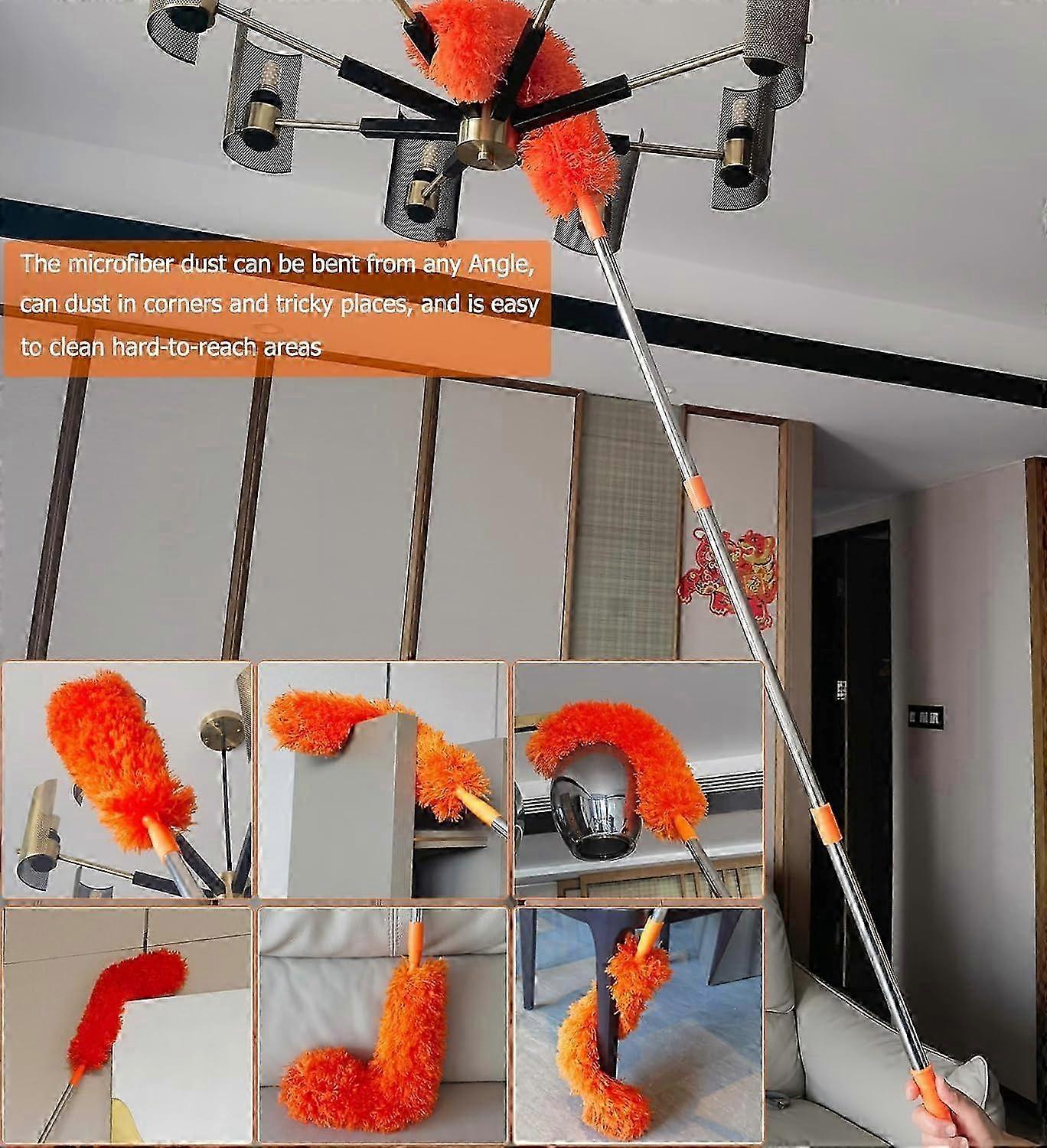 2025 Cobweb Duster With Telescoping Pole, 20-Foot High Reach, Window ...