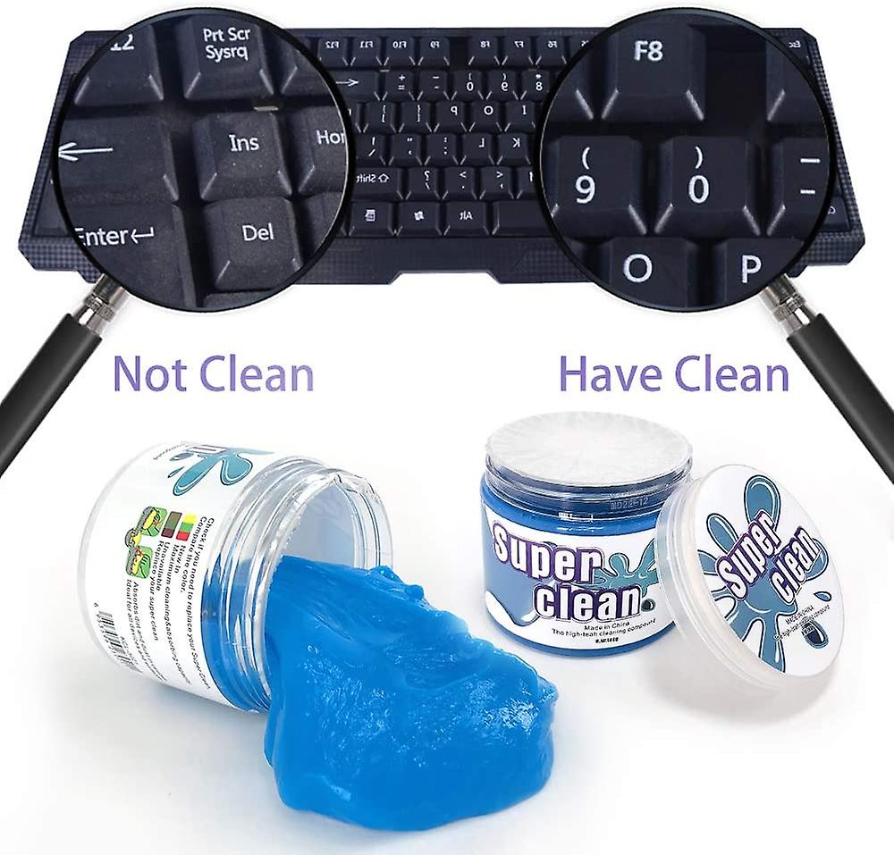 Super Clean Keyboard Slime Dust Cleaner,Reusable Magic Keyboard Dust ...