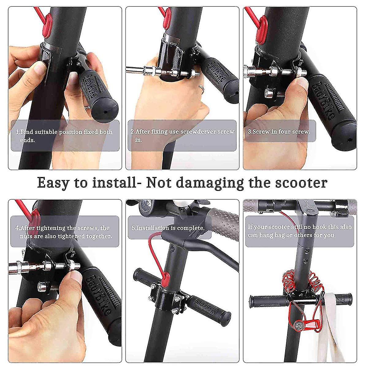 Electric Scooter Handlebar Adjustable Child Safe Support Railing M365 ...