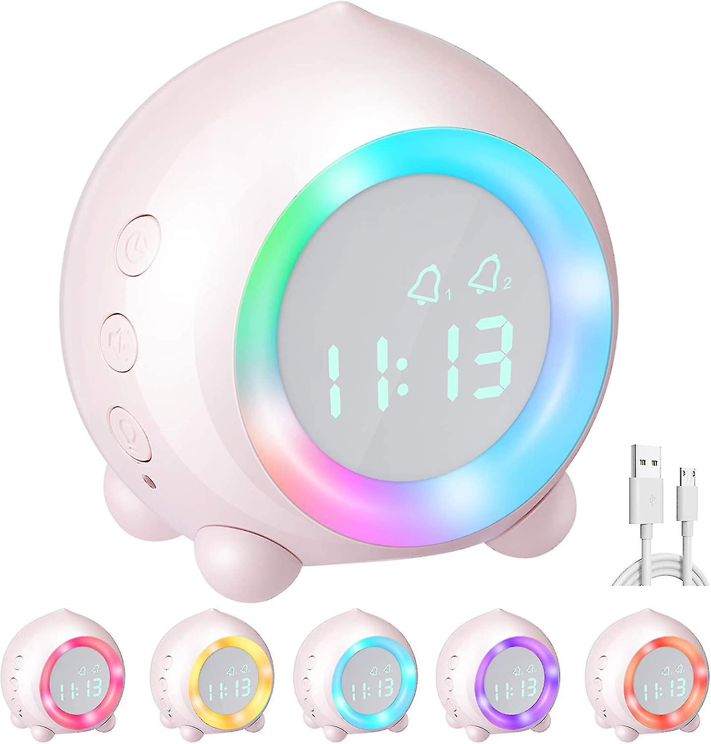 Kids Digital Alarm Clock, Kids Digital Alarm Clock Sunrise Simulato ...