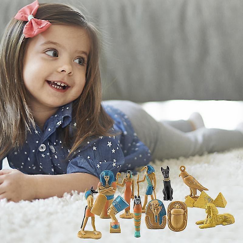 Ancient Egypt Egyptian God Ancient Egypt Egyptian God 12 Figurines Set ...