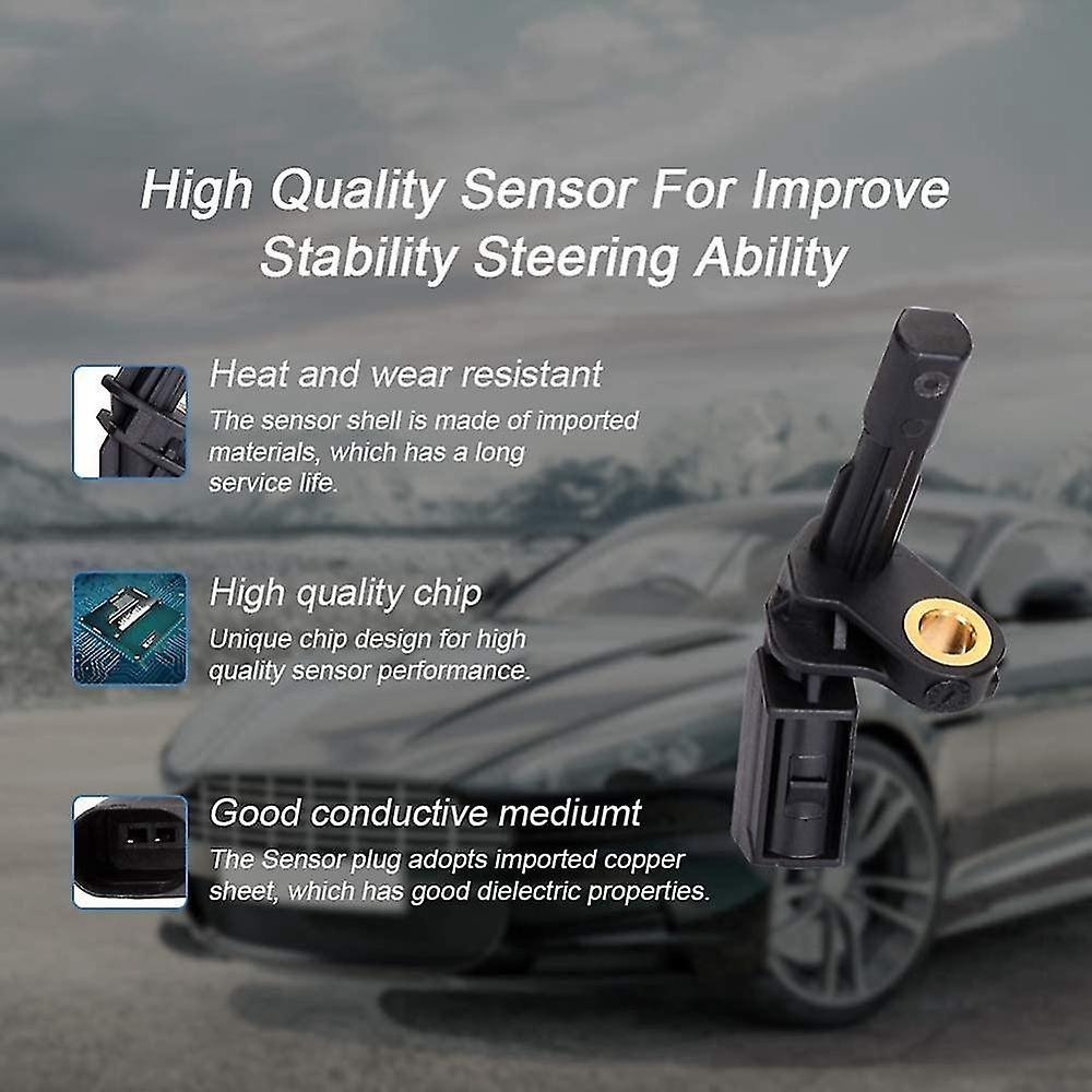 2pc Abs Wheel Speed Sensor Rear Left & Right Wht003858 Wht003859 For ...