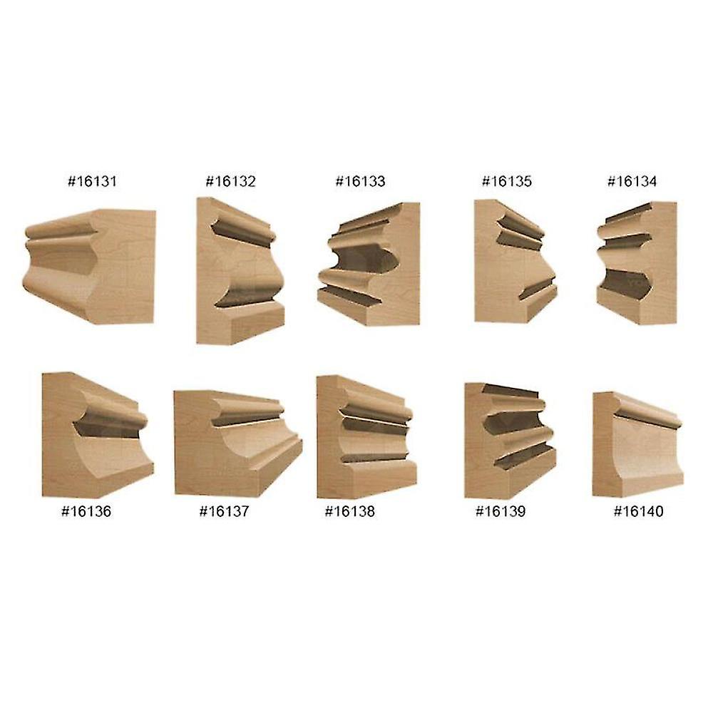10 Bit Architectural Molding Router Bit Set-1/2 Inch Shank- 16101 ...