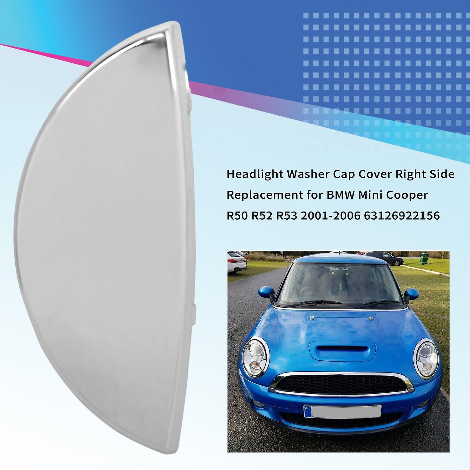 Headlight Washer Cap Cover Right Side Replacement for BMW Mini Cooper ...
