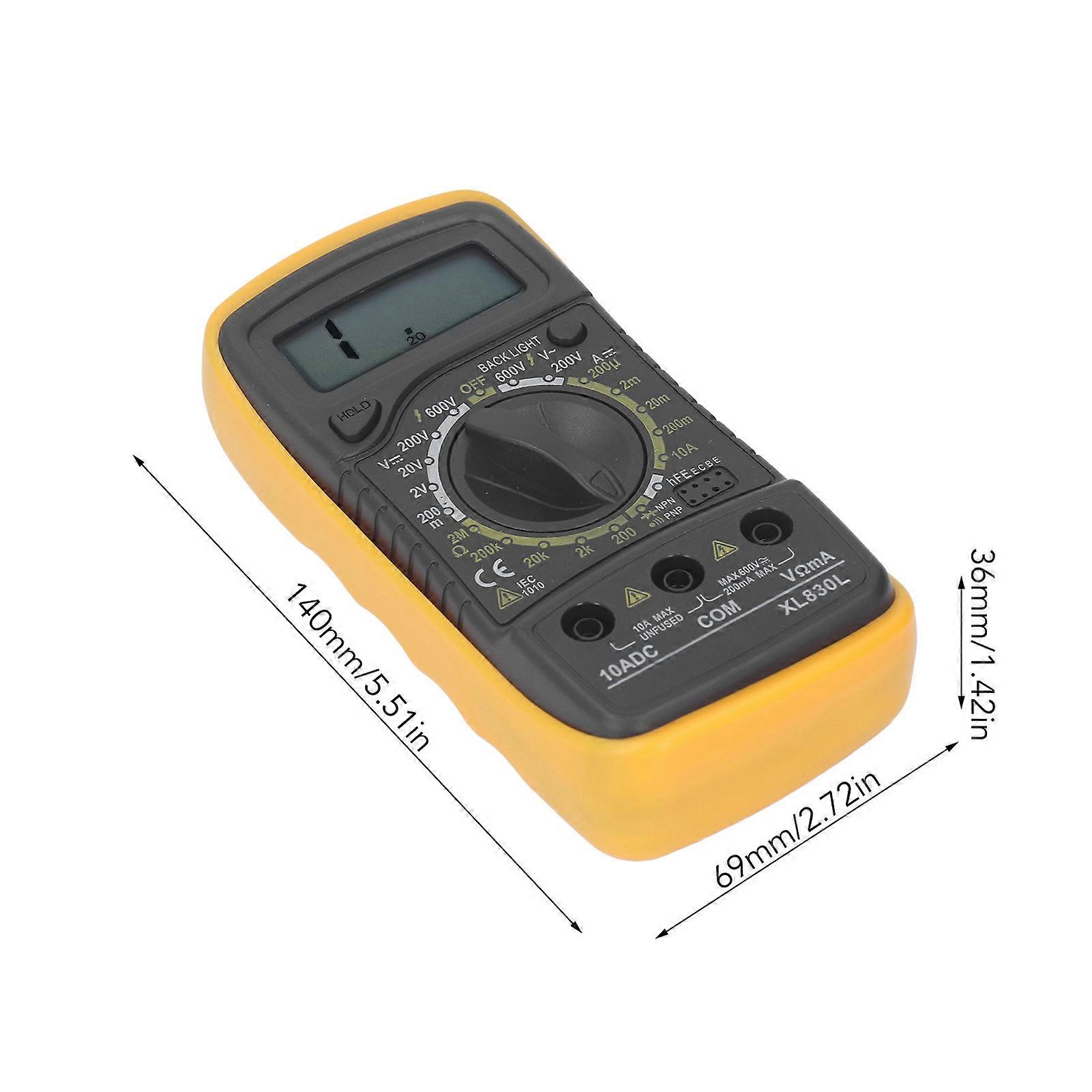 Digital Multimeter High Accuracy Multifunctional Resistance Current ...