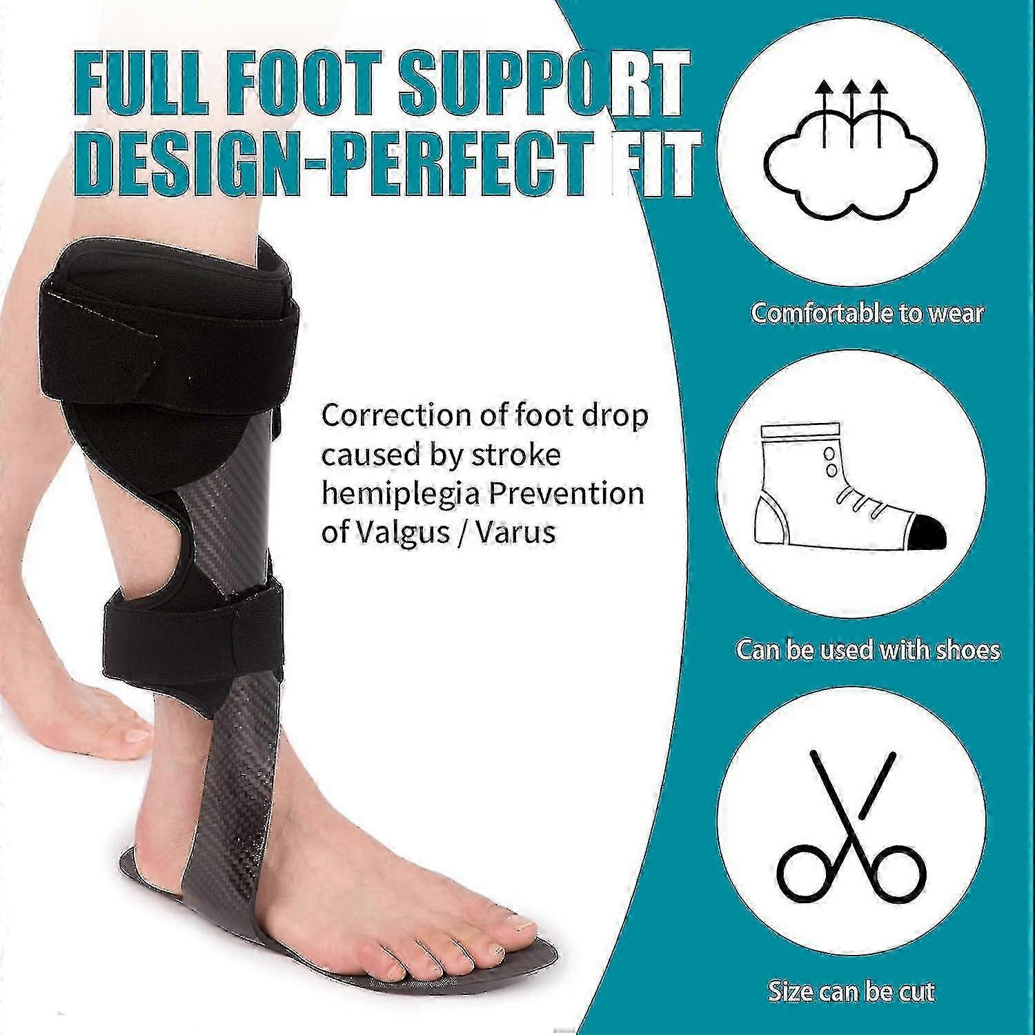 Afo Brace Lightweight Ankle Foot Orthosis Foot Drop Brace Afo ...