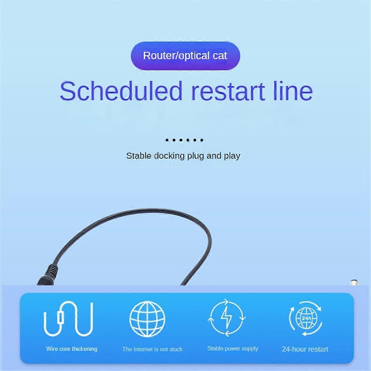 24 Hour Auto Reboot Router Routing Timer Reset Tool DC Power Timing ...