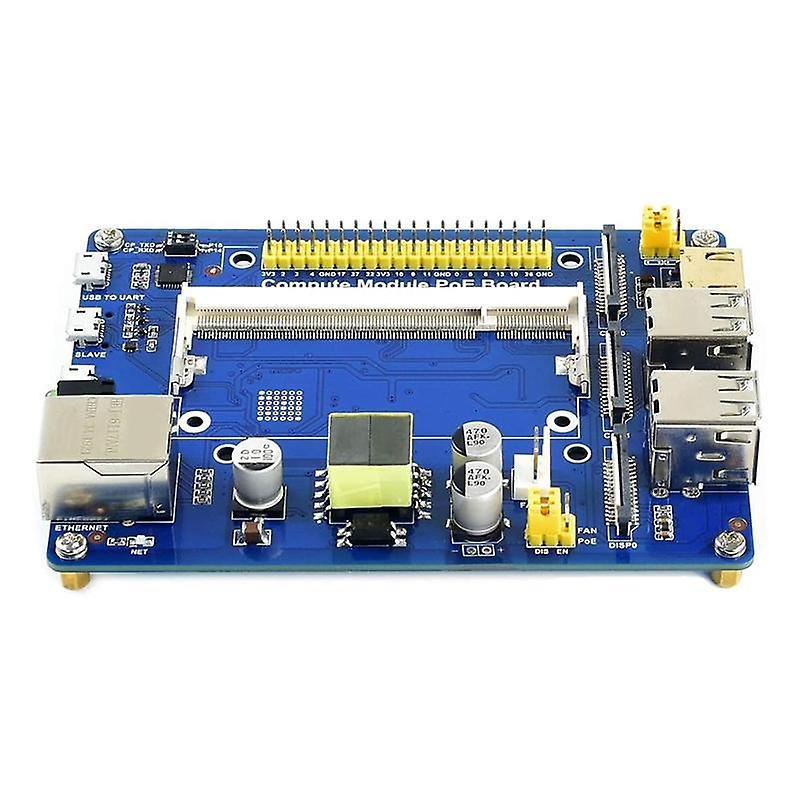 Compute module io board with poe feature composite breakout board for ...