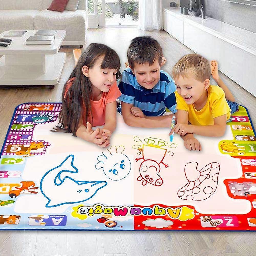 Water Doodle Mat, Kids Large Coloring Mat, Mess Free Drawing Mat With ...