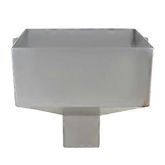 For Stainless Steel Square Funnel 1pc Side Inlet Hopper Siphon ...