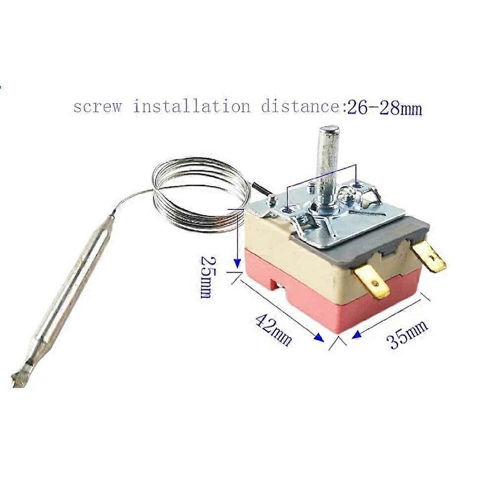 AC 220V 16A 30-110/50-300 Oven Temperature Switch Thermostat Dial Centigrade Ceramic Base ...