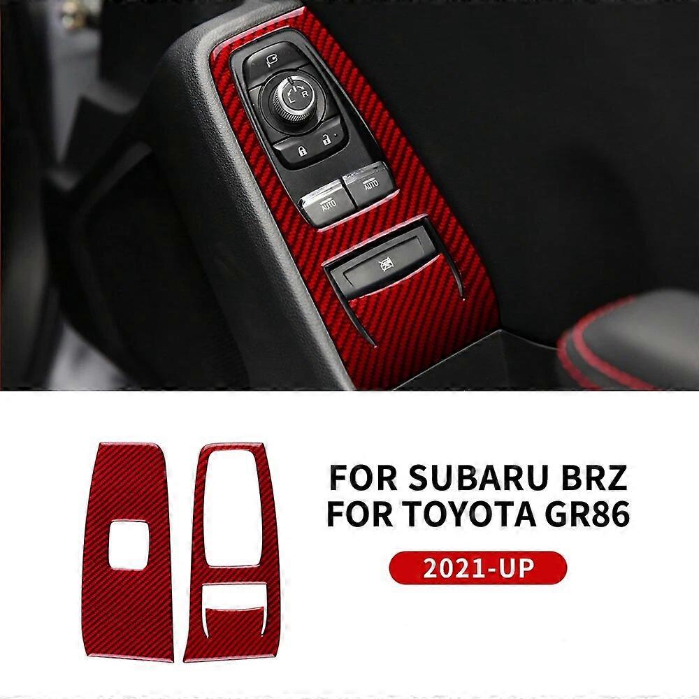 Sticker For Subaru BRZ Toyota GR86 2021 2022 2023 2024 Real Soft Carbon ...