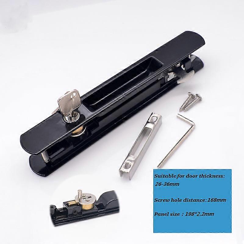 Mute Mortice Sliding Door Locks Hidde Handle Interior Door Pull Lock ...