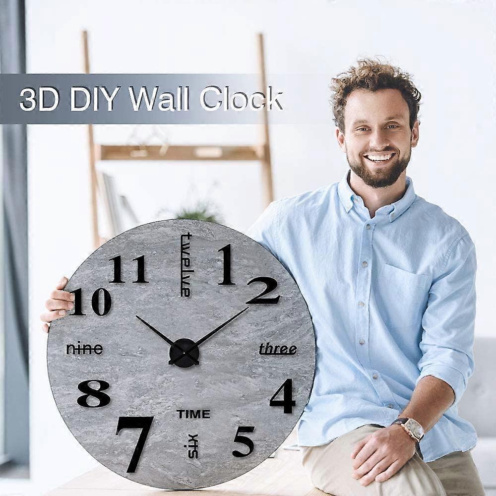 DIY Wall Clock, DIY 3D Wall Clocks, Modern Design, Acrylic Wall Clocks, Wall Clocks, Decoration ...