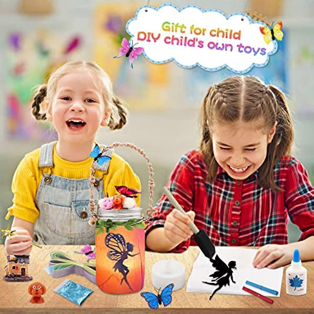 Alritz Fairy Lantern Craft Kit - Gift for Kids Girls - Remote Control ...