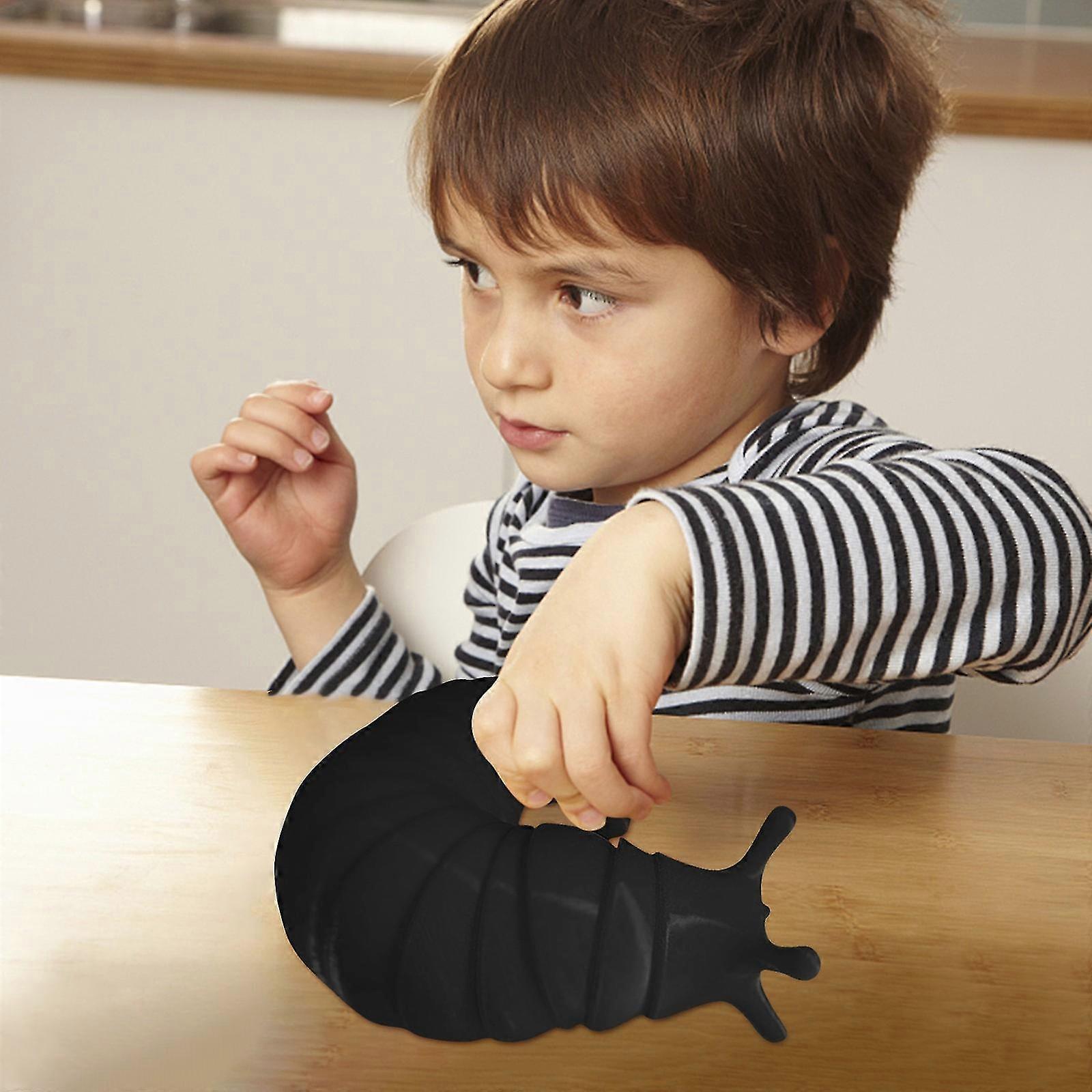 Fidget Slug 3d Printed Friendly Articulated Fidget Slug Articulating ...