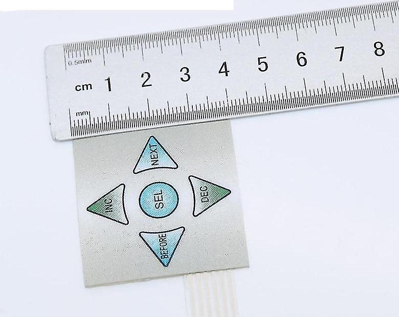 Light switches 40*40mm/1x5 matrix array 5 key membrane switch keypad ...