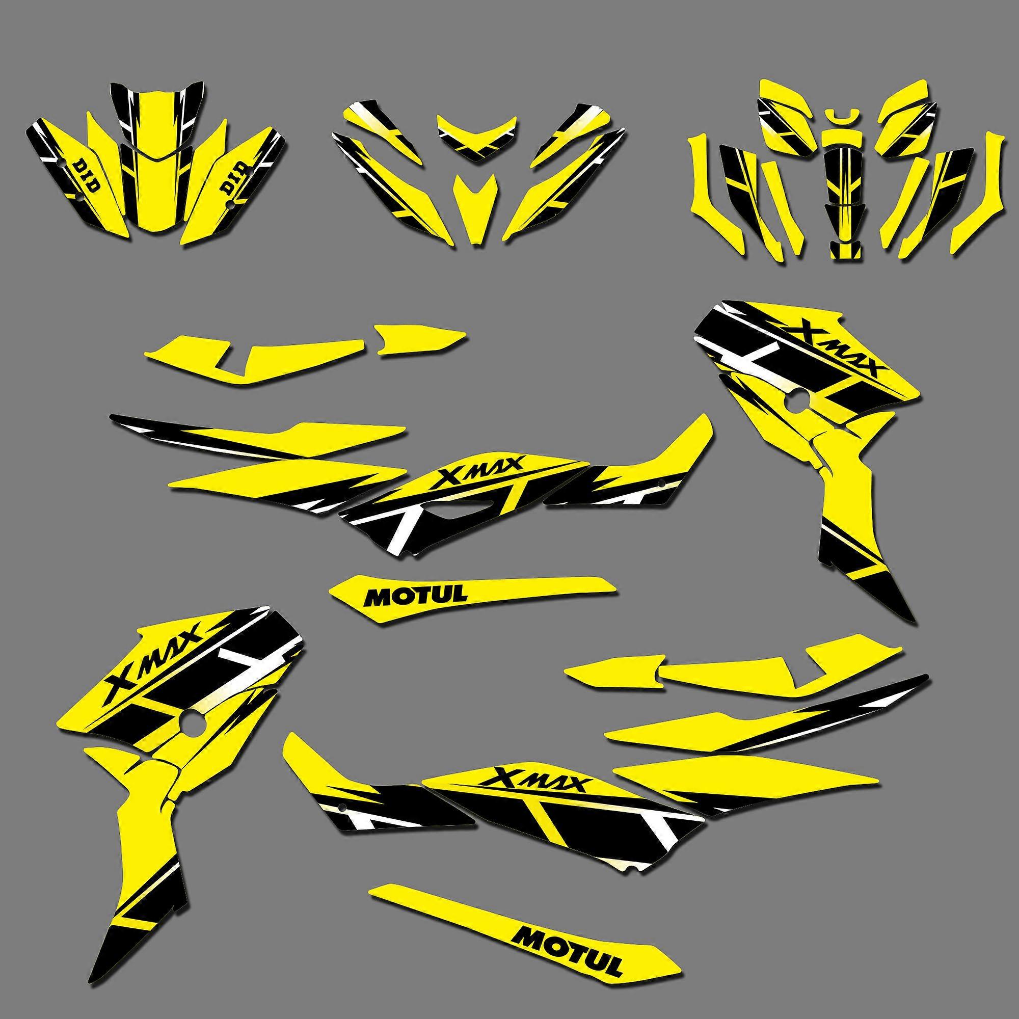 1Set Scooter Full Body Stickers Decal Decals Stickers Kit for Yamaha X ...
