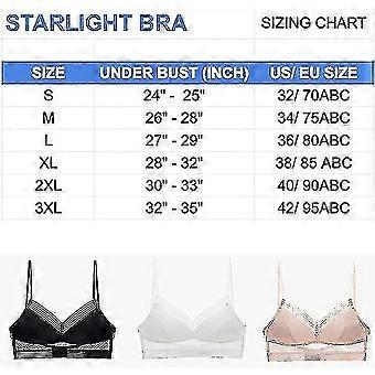 Trådløs løfteblonde-bh med lav ryg, U-formet BH Skub op Rygløs BH Dyb V ...