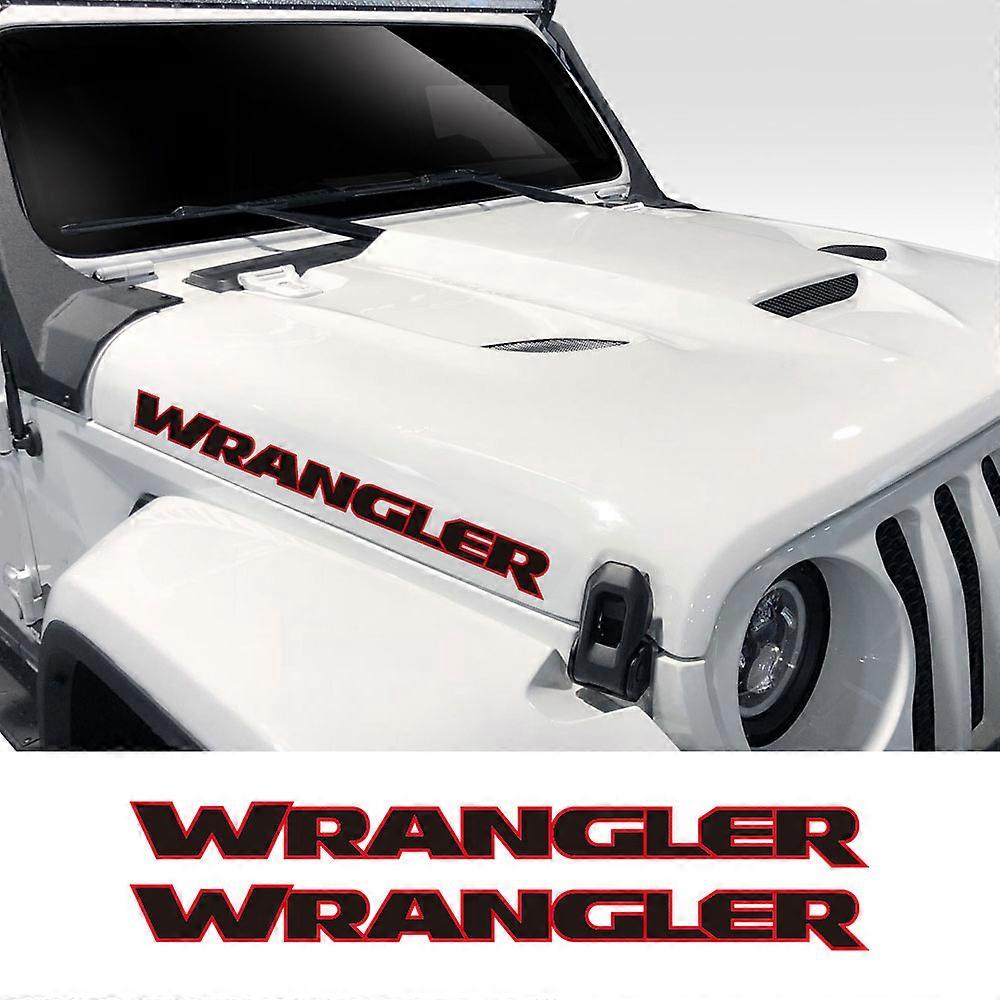 For Jeep Wrangler JK JL TJ Unlimited Car Hood Side Stickers Motor DIY ...
