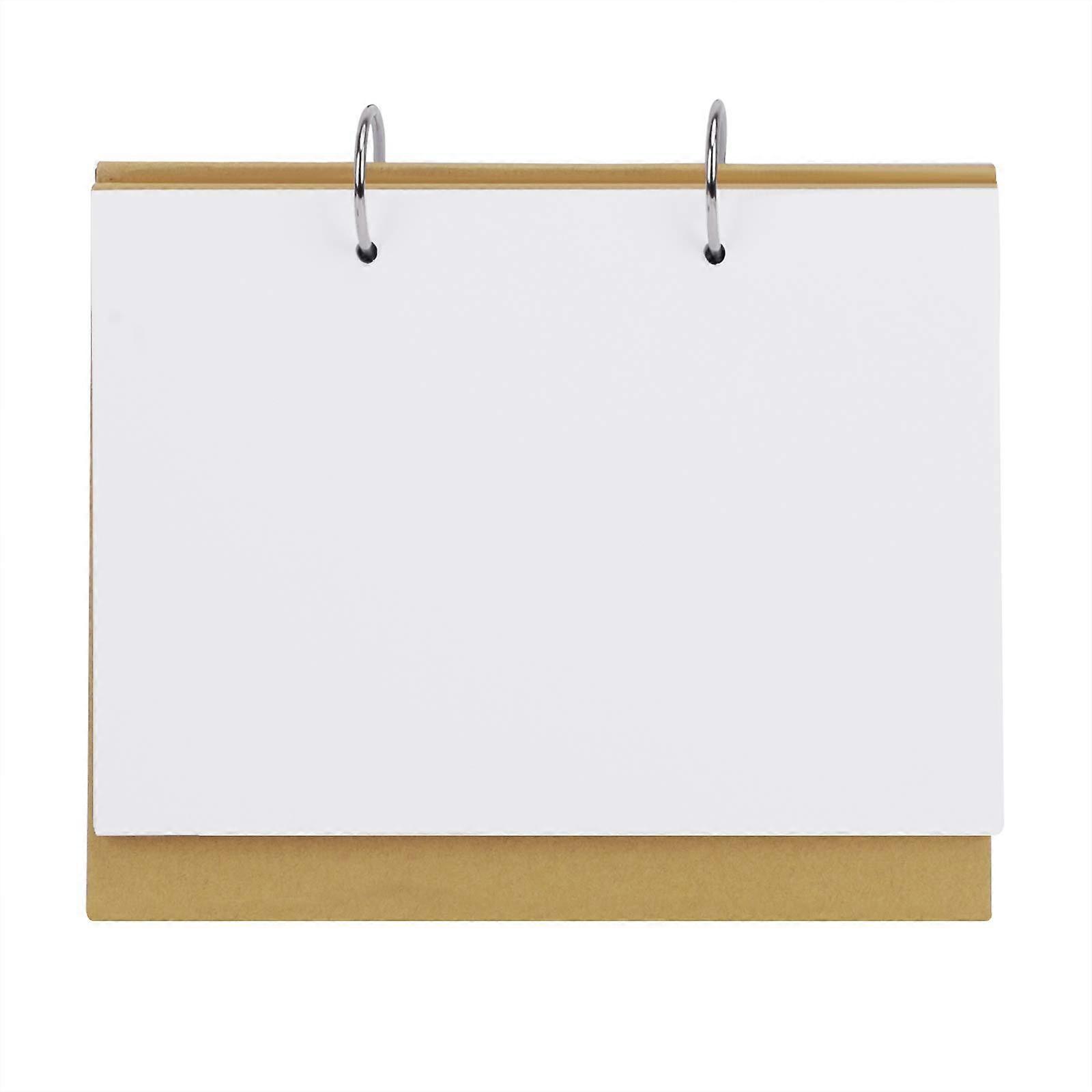 DIY Desk Calendar Kraft Paper Weekly Calendar Landscape Blank Paper No ...