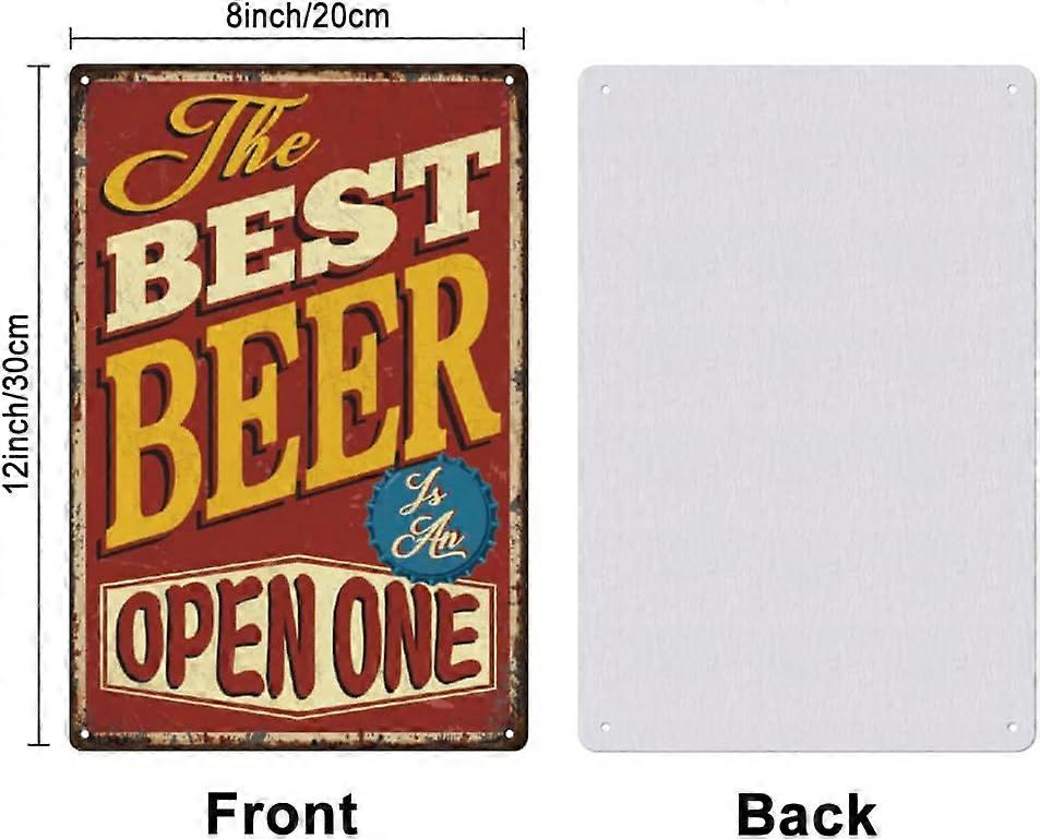 Best Beer Vintage Tin Signs Funny Hanging Metal Posters colorful Metal Poster Signs Iron Wall ...