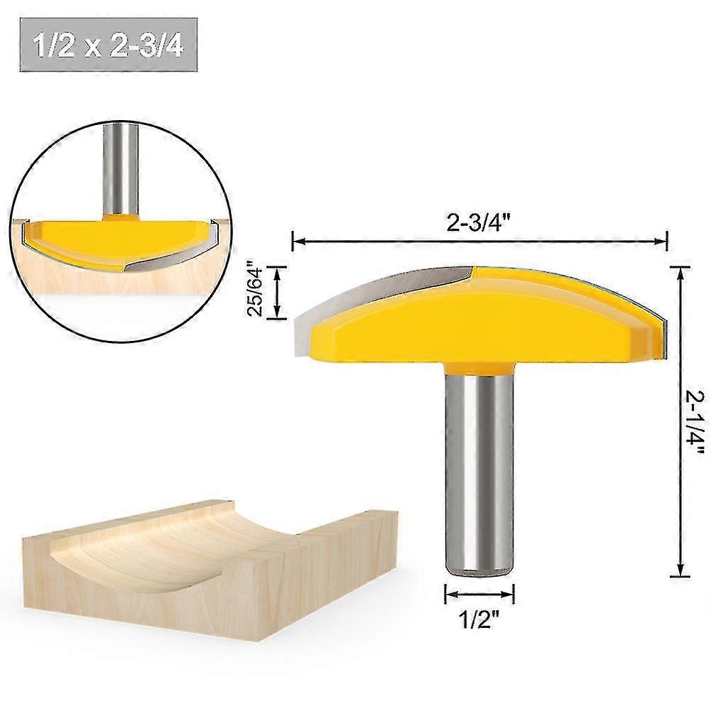 Milling Cutter Bit, 12mm Router Bit, Woodworking Wood Knife, Carbide ...