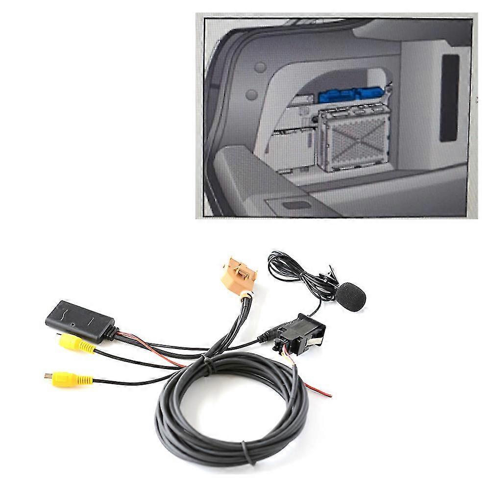 12V MMI 2G Car Bluetooth AUX Cable Adapter Music Audio Mic for A6 A8 ...