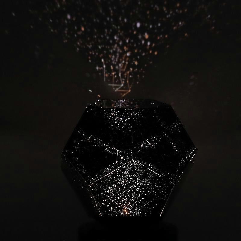 Romantic LED Starry Night Lamp 3D Star Projector Light for Kids Bedroom ...