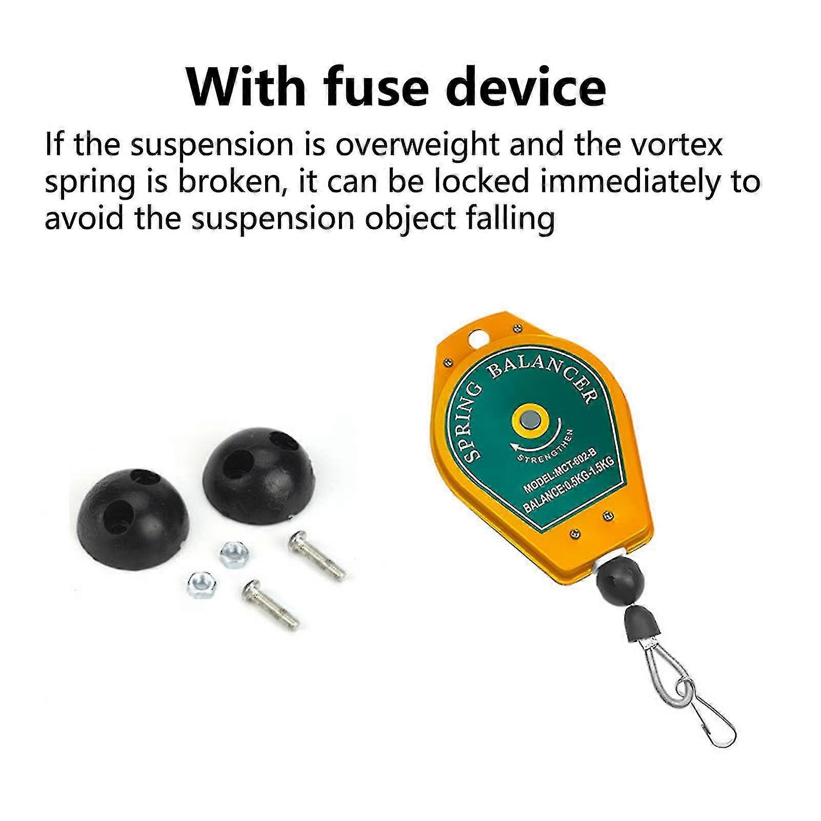 Hopeup Spring Balancer Safety Device Torsion Adjustment Retractable 0.5 ...