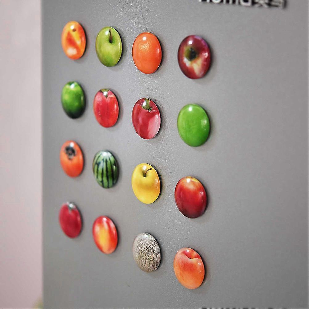10 Pcs Kids Magnets Fruits Magnets Fruit Refrigerator Magnets Glass ...