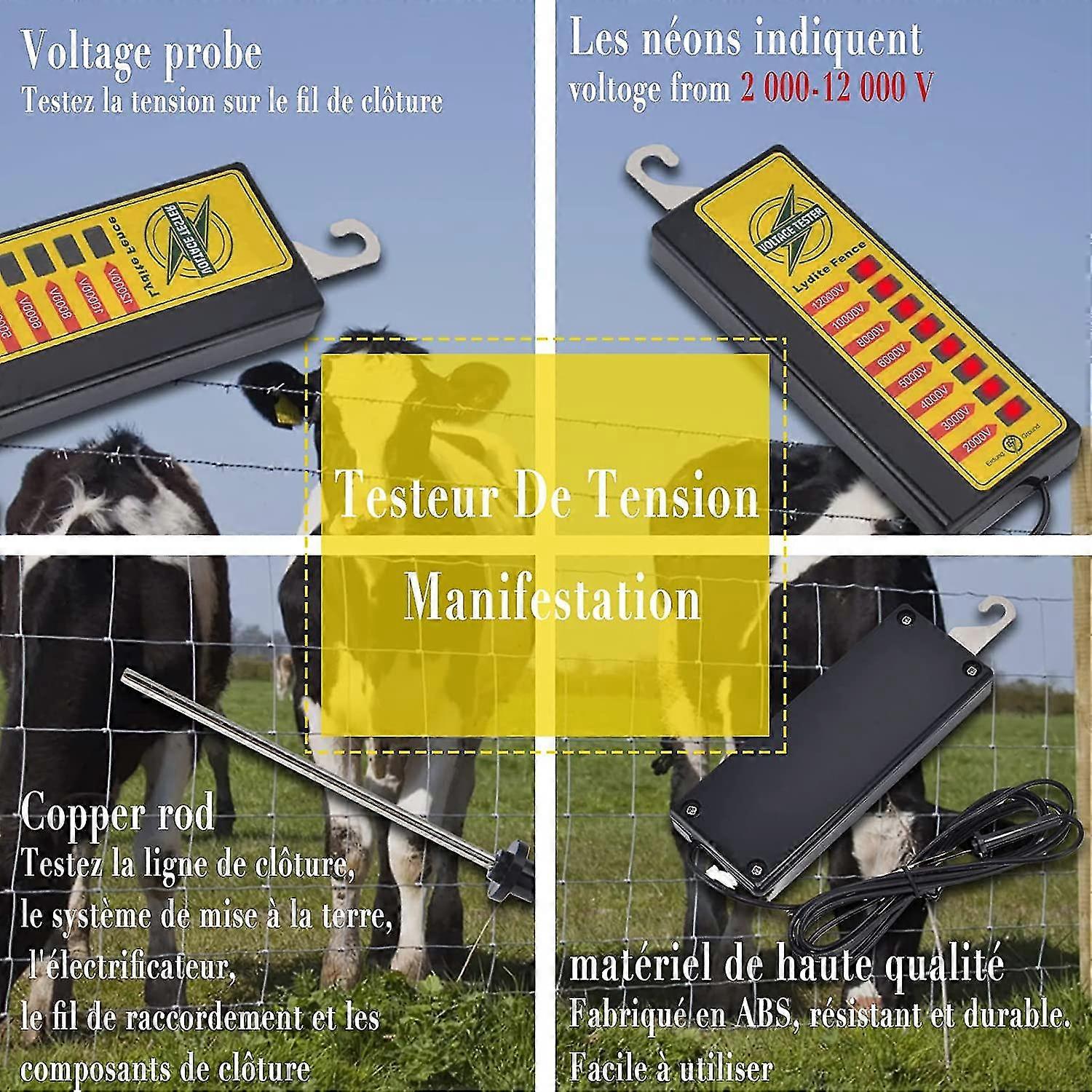 Voltage Tester,fence Tester,12kv Electric Fence Fault Detector,farm ...