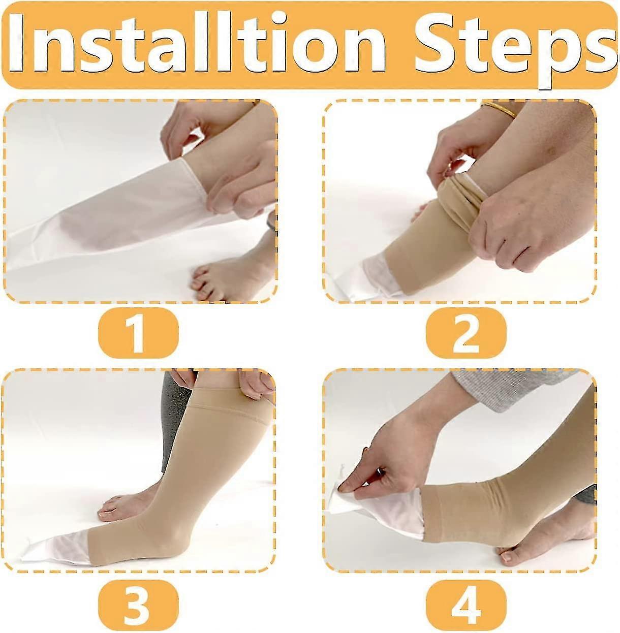 Open Toe Compression Sock Aid For Easy Slide - Slip Stocking Applicator ...