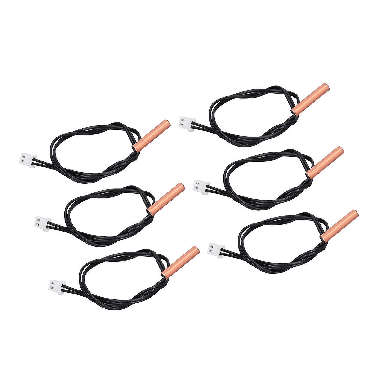 10Pcs 10K Temp Sensor Probe PVC Copper Waterproof NTC Thermistor Probes ...