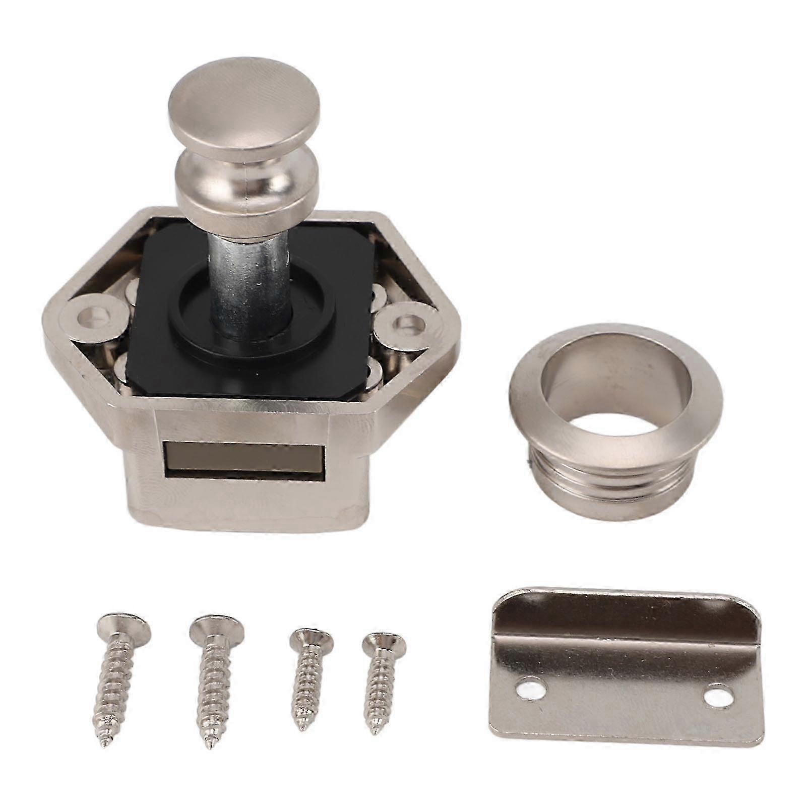 Push Button RV Cabinet Lock Zinc Alloy RV Cabinet Mini Push Button ...