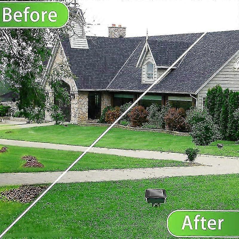 12 Packs Outdoor Solar Ultrasonic Vibration Repeller Snake Repeller ...