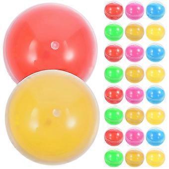 50pcs Plastic Fillable Balls Openable Storage Packing Balls Colored DIY ...