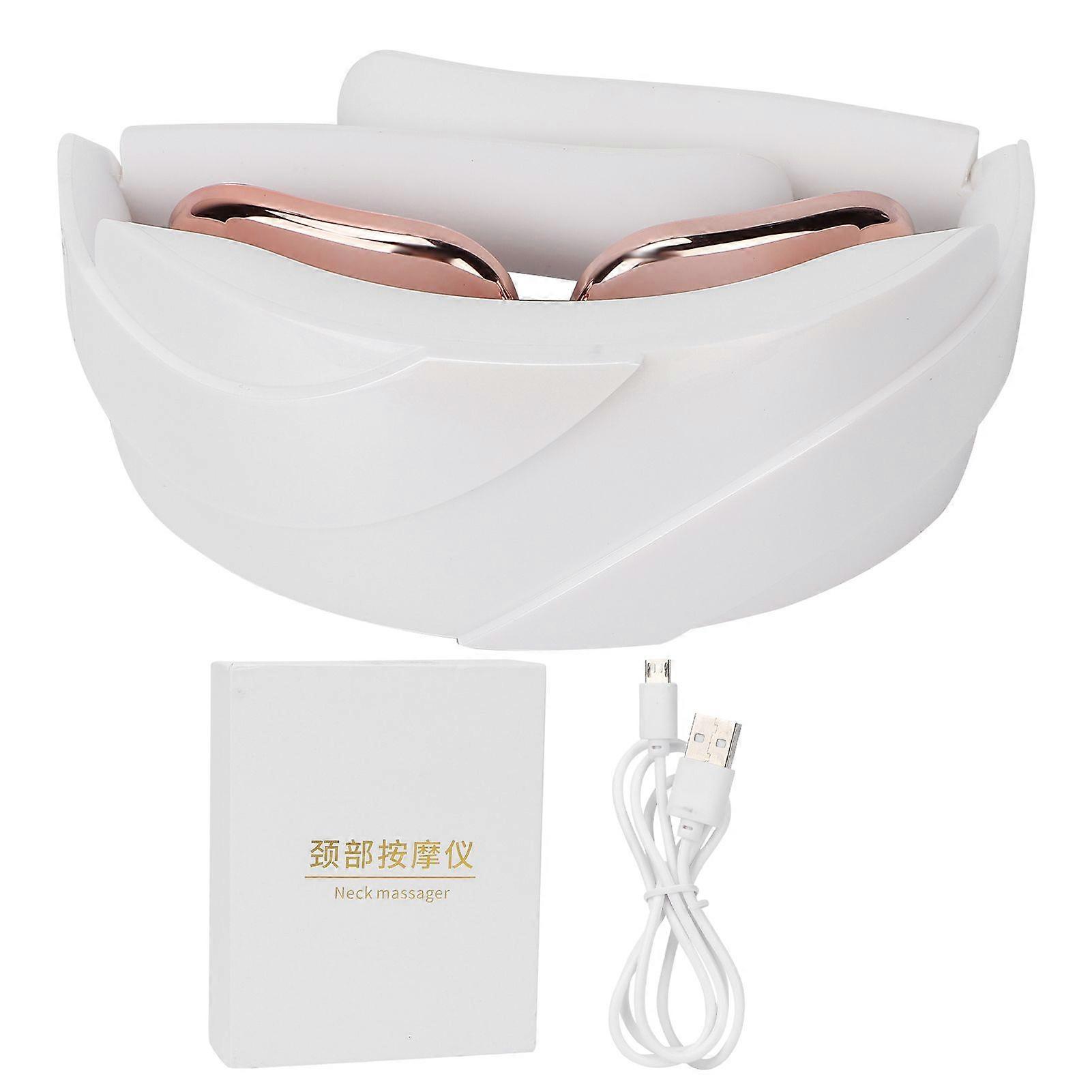 Portable Electric Neck Pulse Massager Folding Pain Relief Relaxation ...