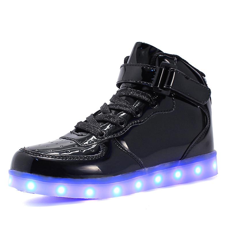 Children Adult LED Luminous Shoes Casual Colorful Lights Shoes Boys ...
