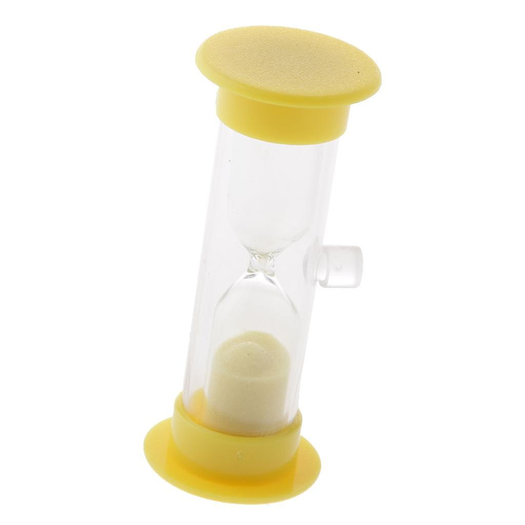2 pieces 3 Minutes Acrylic Sucker Sandglass Hourglass for Cooking Sand ...