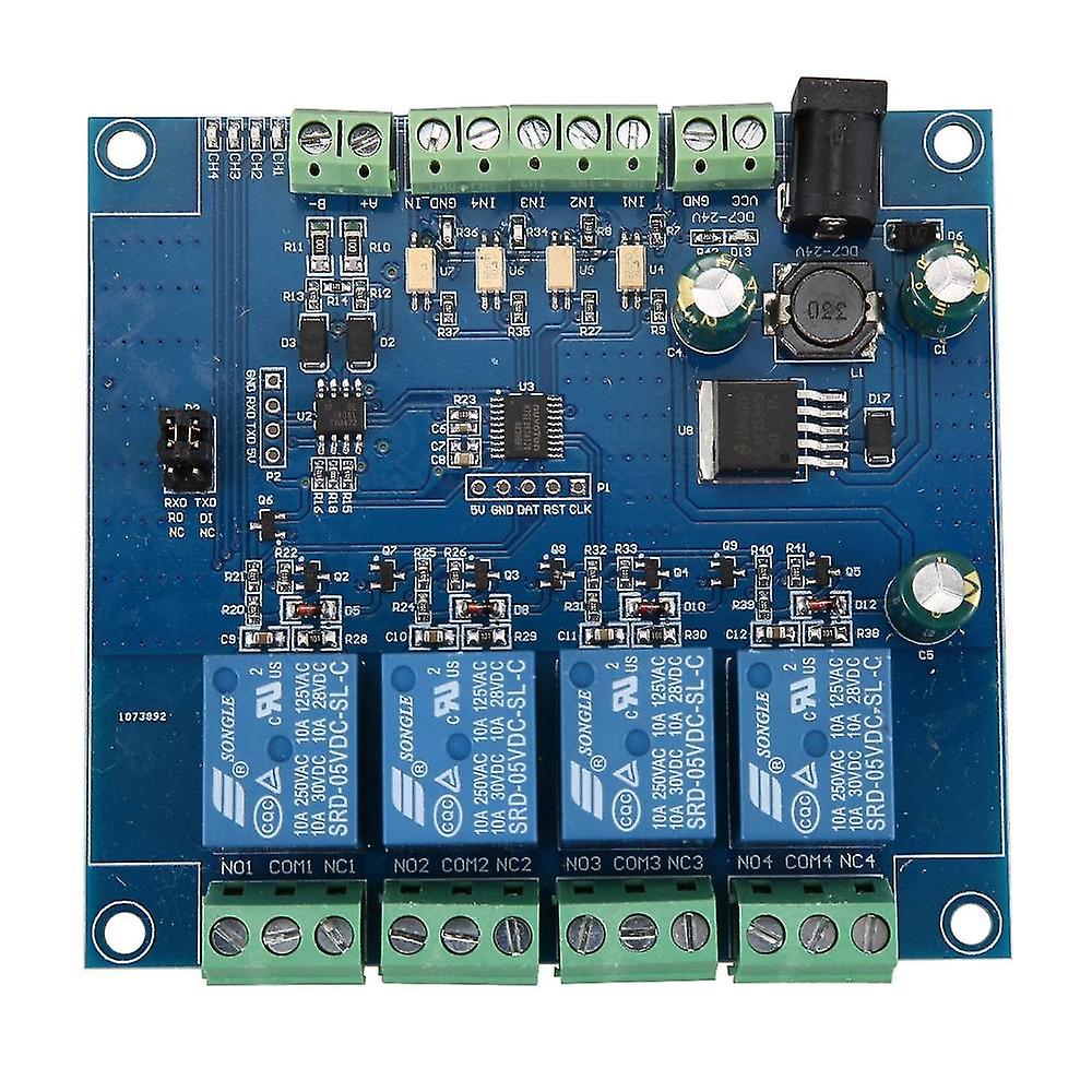 Modbus Rtu 4 Relay Module Input 485 Ttl Uart Communication 4-channel ...