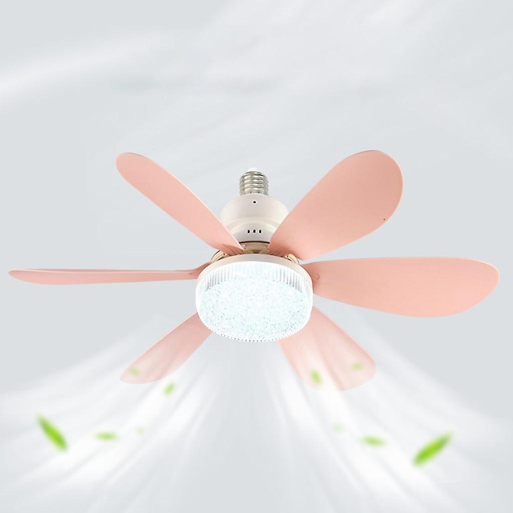 Safe Ceiling Fan Light Modern E27 Versatile LED Ceiling Fan with 3 ...